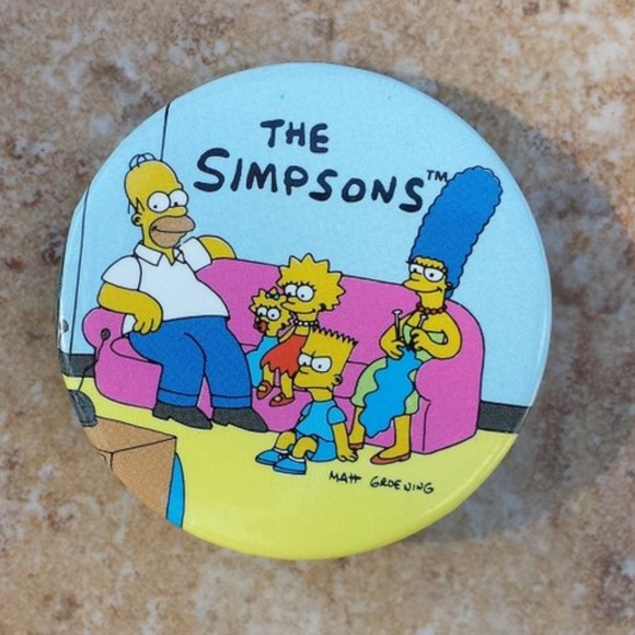 Matt Groening | Jewelry | The Simpsons Pin | Poshmark